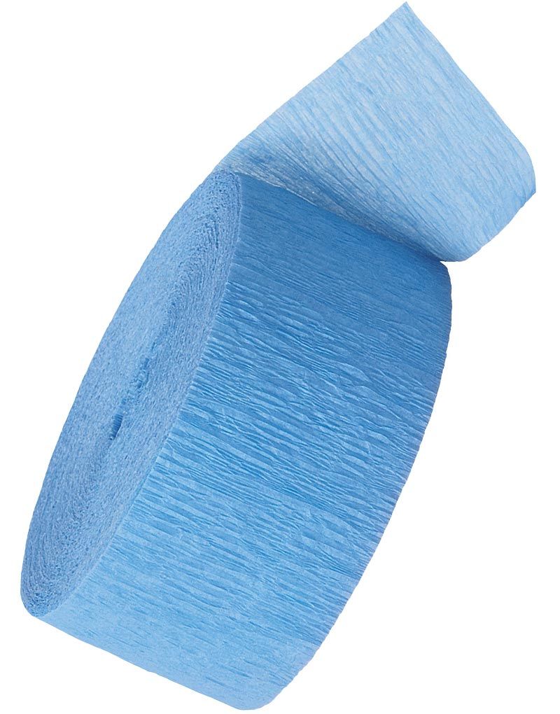 25 meter Lyseblåt Pyntebånd/Streamer - Pyntebånd/Streamers - Guirlander ...